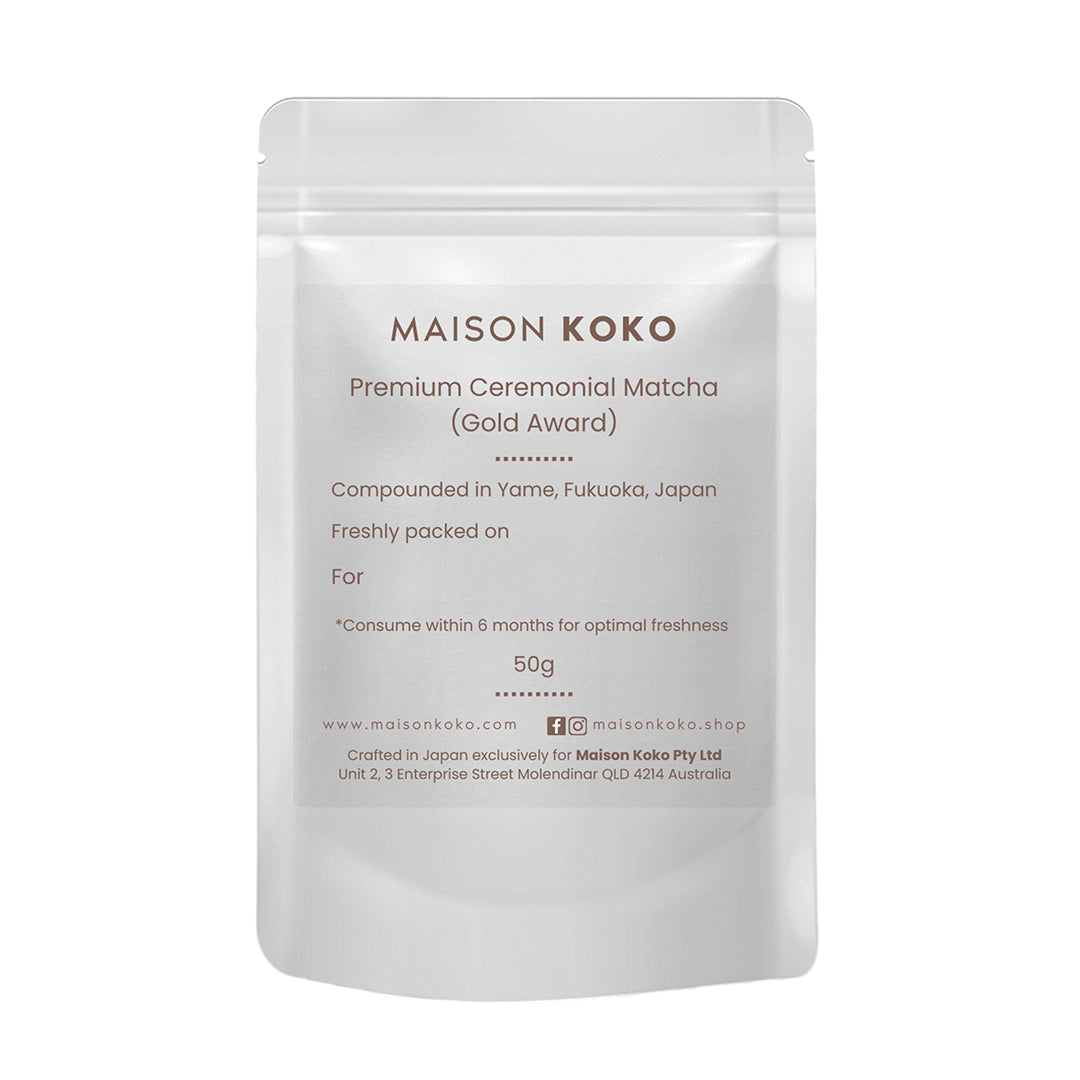 Premium Ceremonial Matcha Powder (Gold Award) – Maison Koko