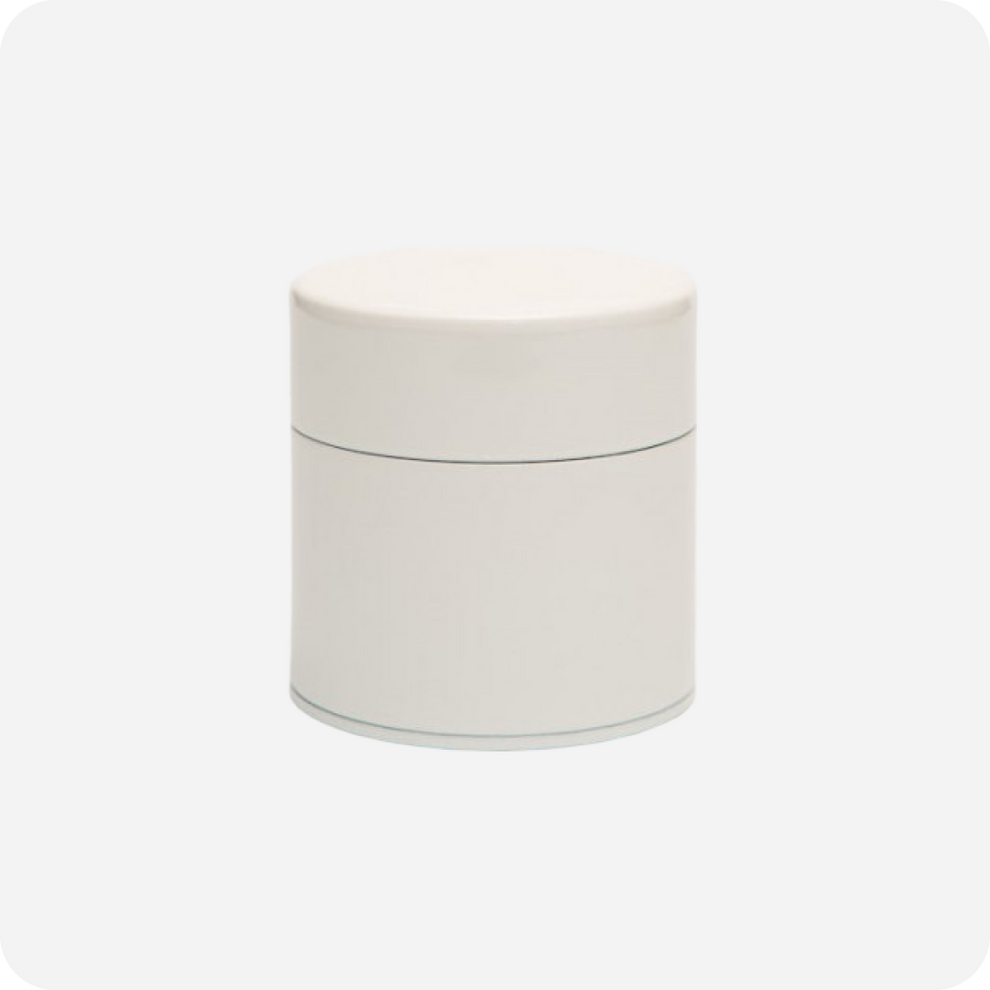 White Tin Canister (100g) – Maison Koko
